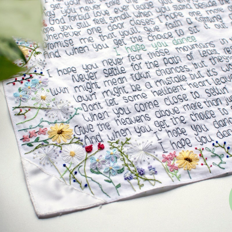 Floral Handkerchief - Etsy