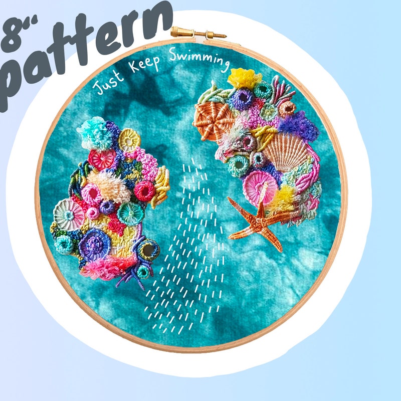 Coral Embroidery - Etsy