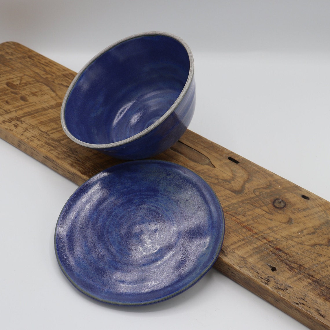 Stoneware Ceramic Butter Dish, Round Lidded Butter Keeper Crock ...