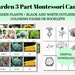 Garden Plant 3-part Cards Printable Preschool Kindergarten Montessori ...