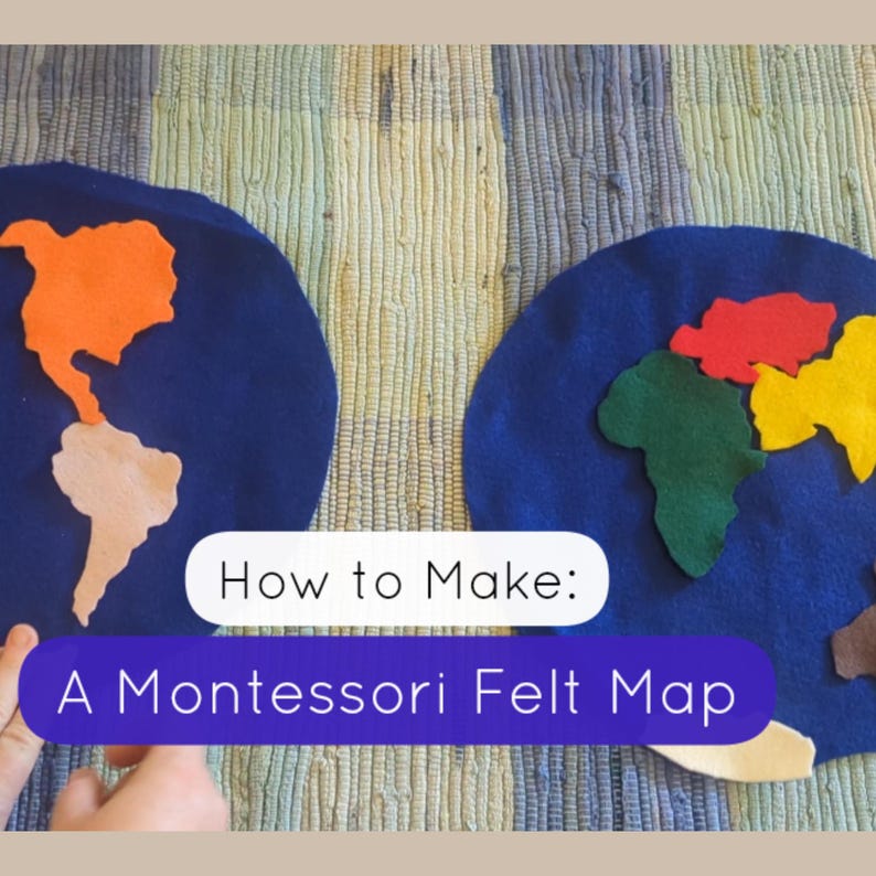 Montessori Geography Continents Introduction World Video Lessons ...