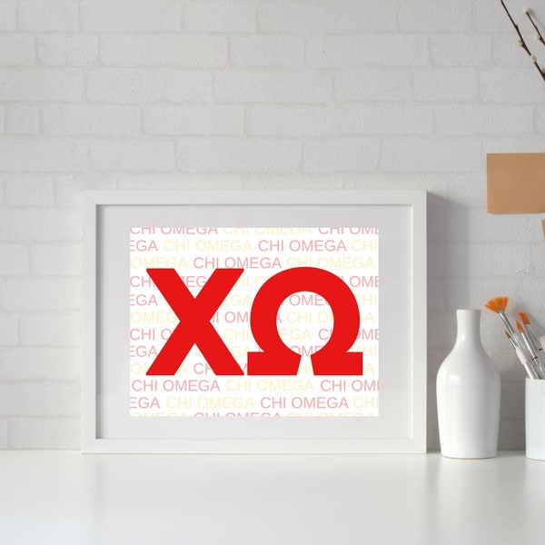 Chi Omega - Etsy