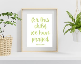 For This Child We Have Prayed Print , for This Child We Have Prayed ...