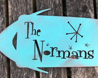 Mid Century Sign | Etsy