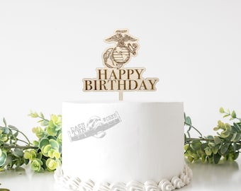 Marine Cake Topper - Etsy