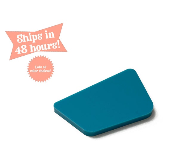 One Mid Century Modern Rectangle Shape Acrylic Mid-century - Etsy