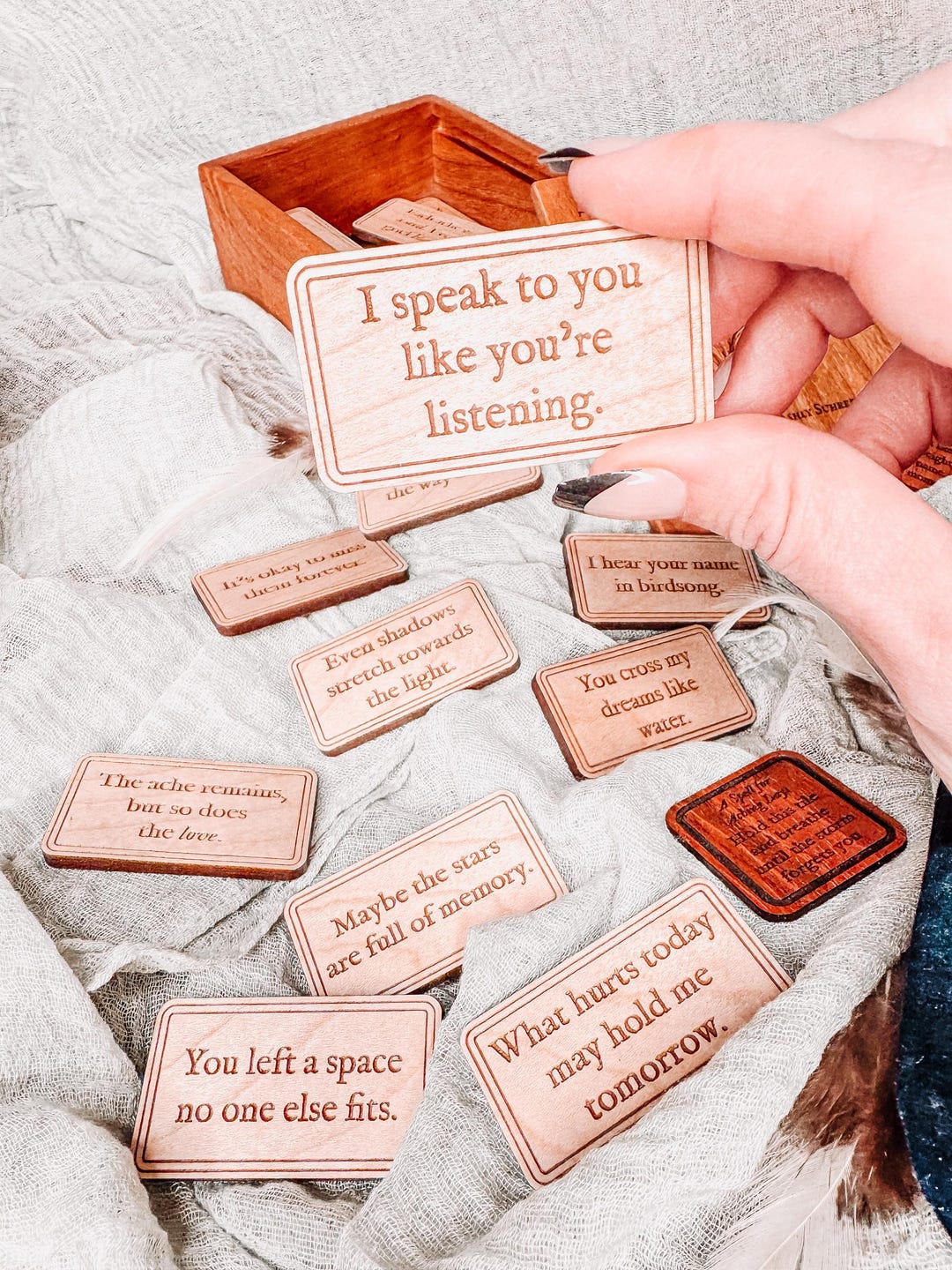 Personalized Grief Box | Support Keepsake Filled With Pocket-sized ...