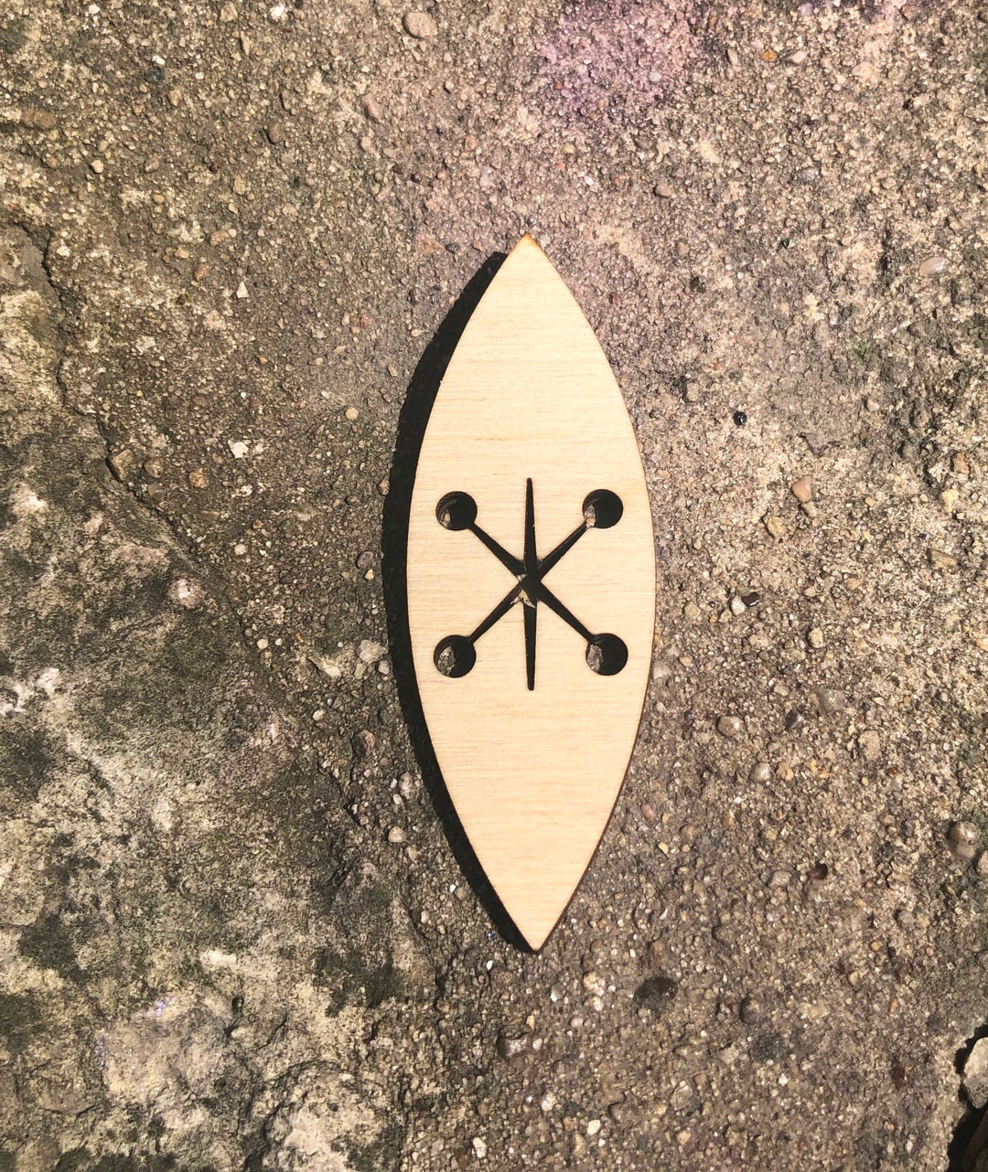 Mid Century Modern Atom Shape Cutout Wood MCM Craft Cutout MCM Crafts ...