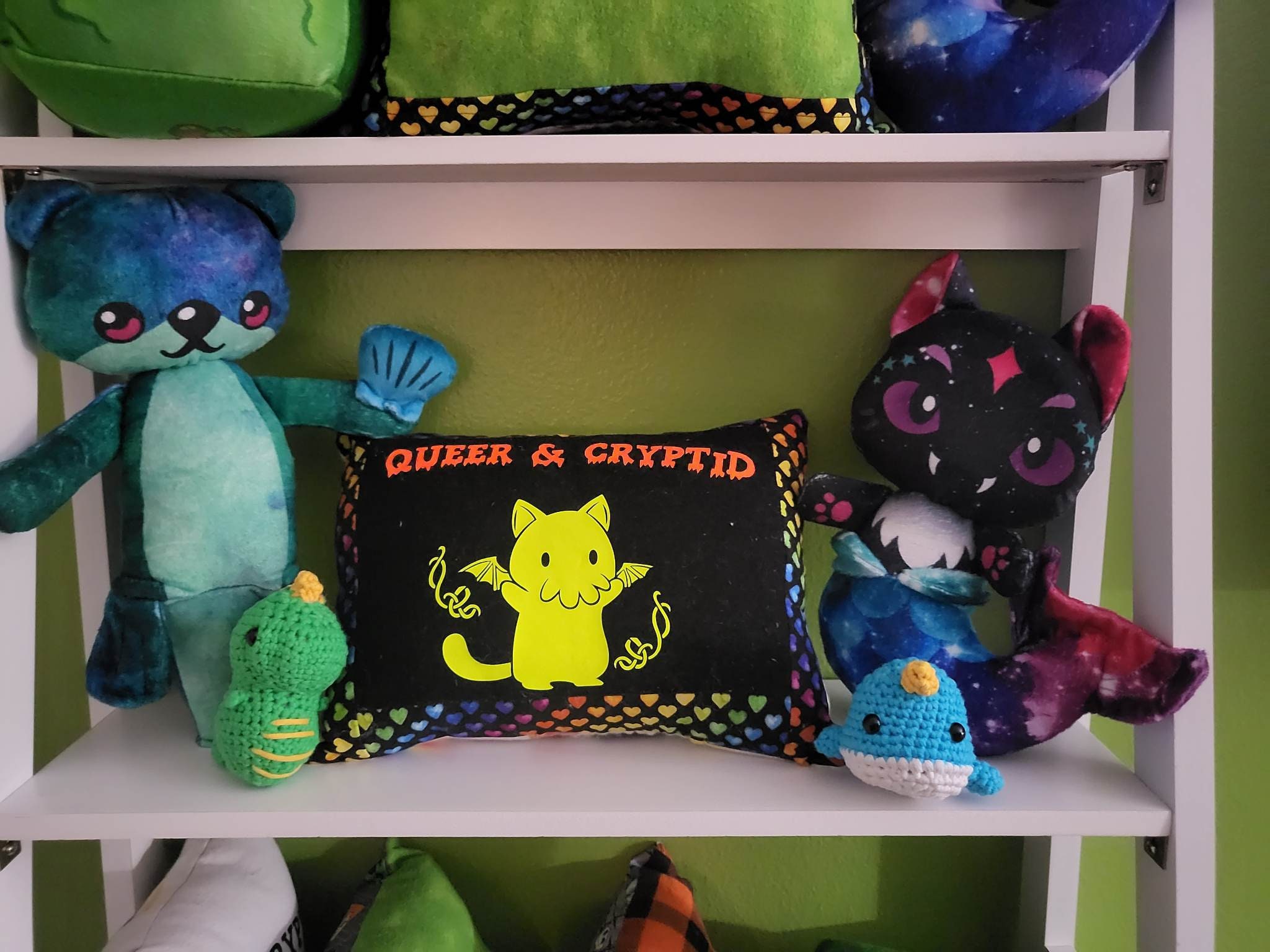 Queer and Cryptid Pillows - Etsy