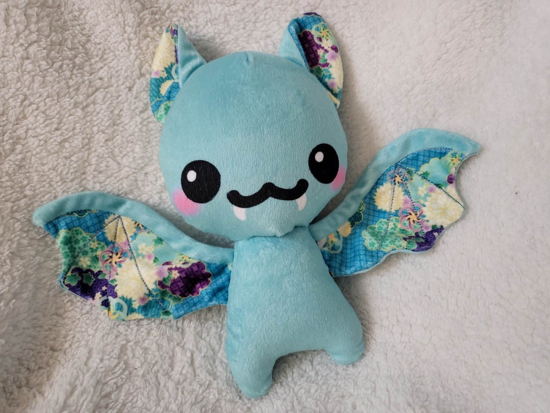 Bubba the Blue Bat, a Squishy Stuffed Animal - Etsy