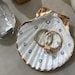Evil Eye Pearly White-recycled Seashell Dish for Jewelry & Rings ...