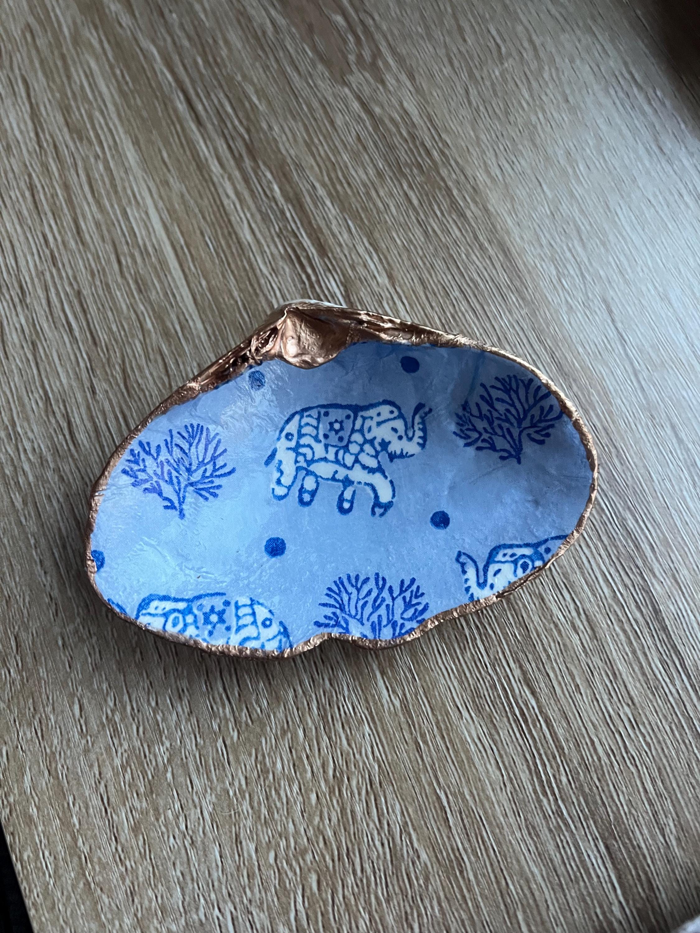 Small Recycled Seashell Dish for Jewelry & Rings. Handmade Unique Gift ...