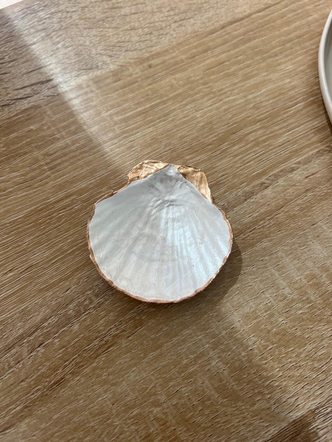 Pearly White-recycled Seashell Dish for Jewelry & Rings. Handmade ...
