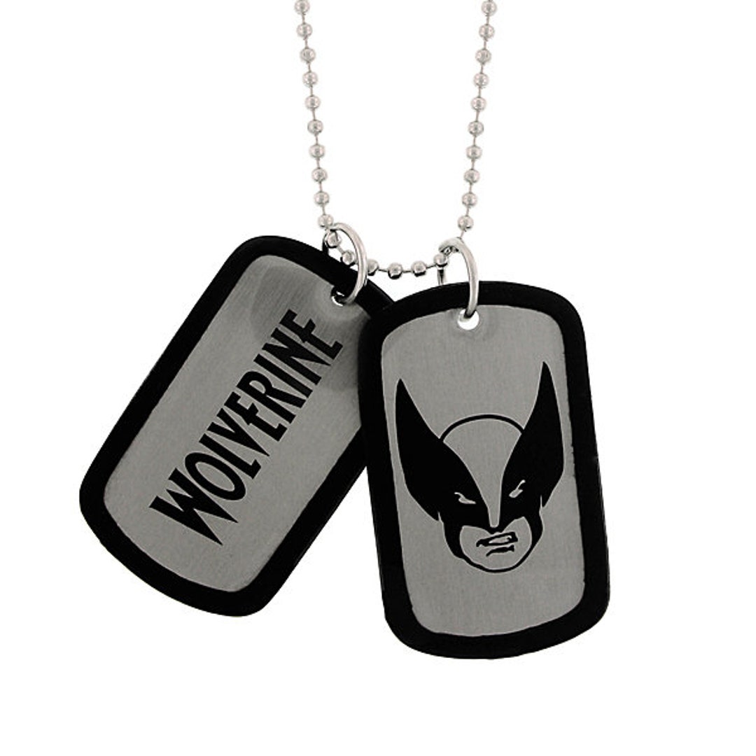 Marvel Comics Wolverine Double Dog Tag - Etsy