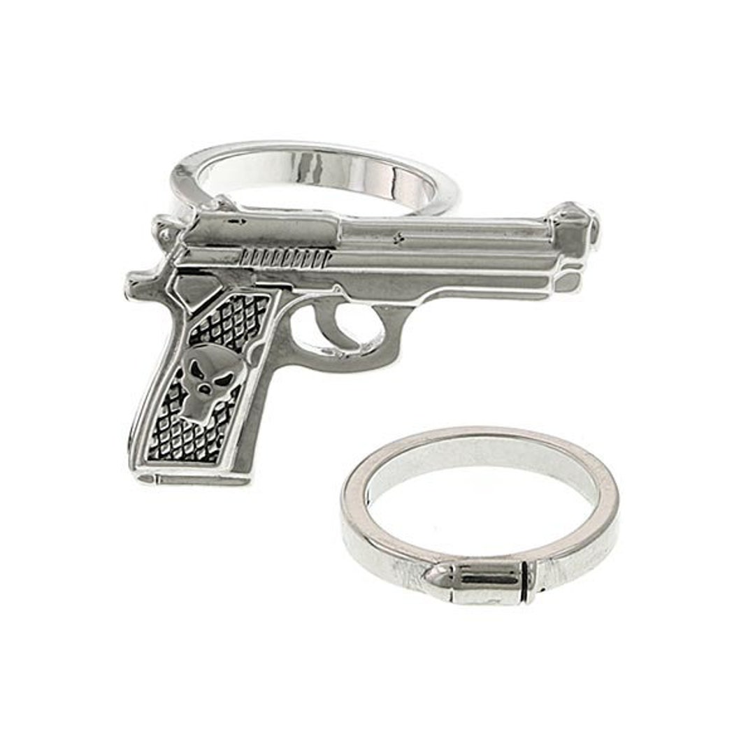 Marvel Comics Punisher Pistola y Bullet Ring talla 7 - Etsy España