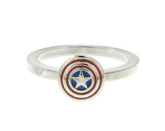 Captain America Ring | Etsy