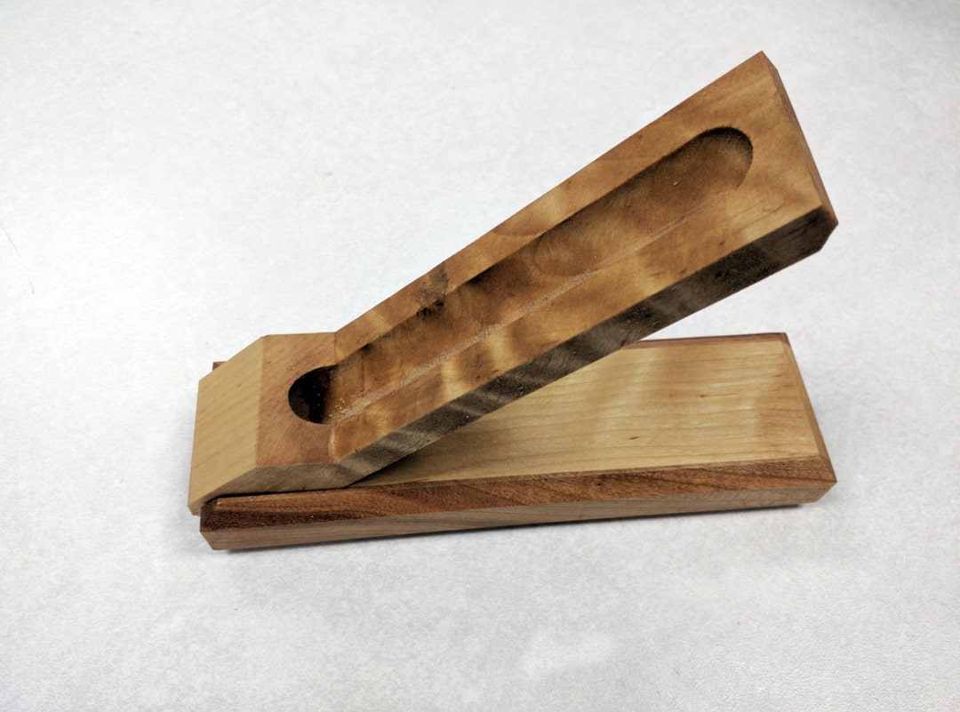 Flame Birch Pen Box, Wooden Pen Box, Pen Case, Pen Stand, Gift for Him ...