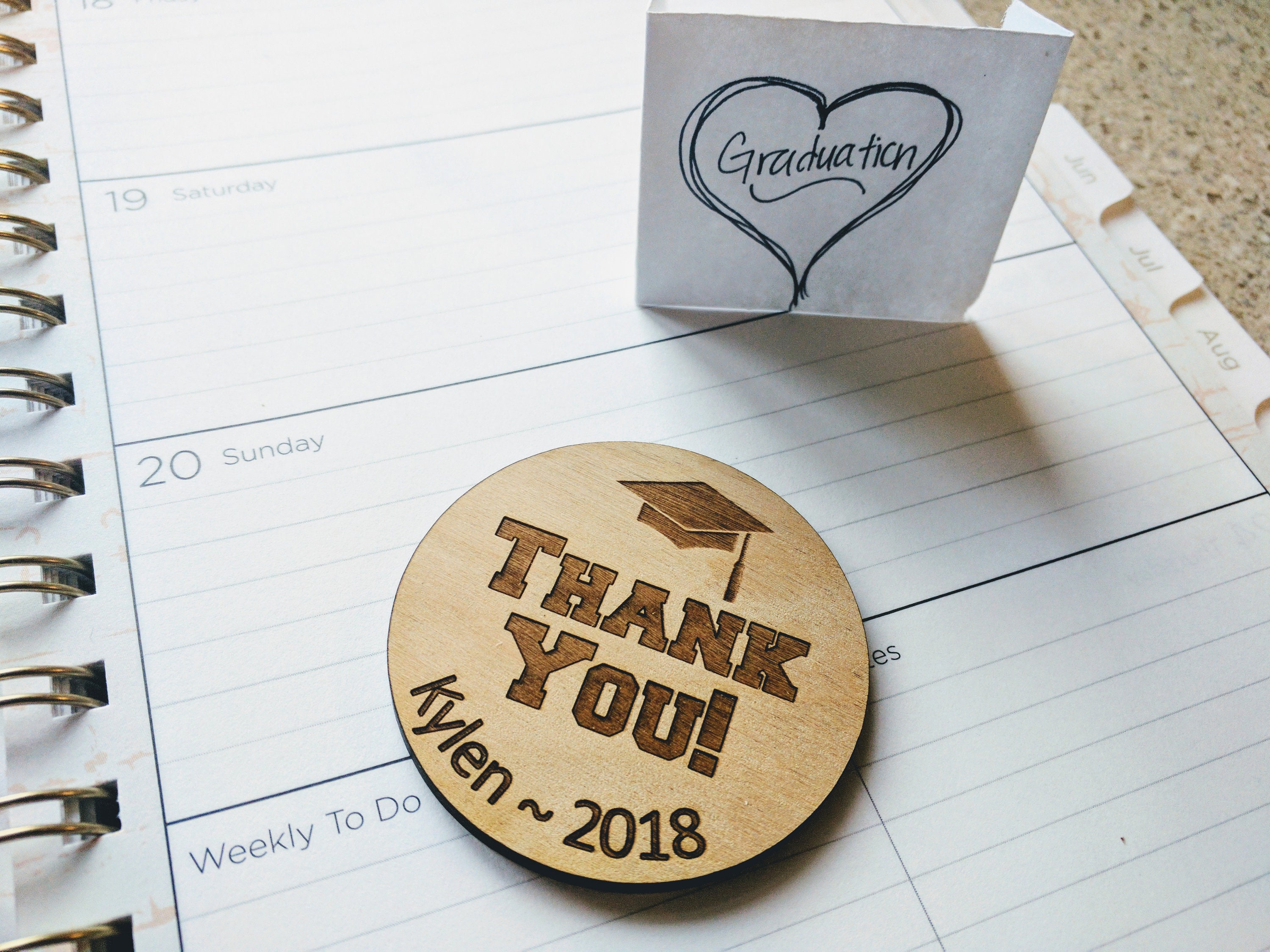 Graduation Token, Graduation Thank You Favors, Graduation Thank You - Etsy