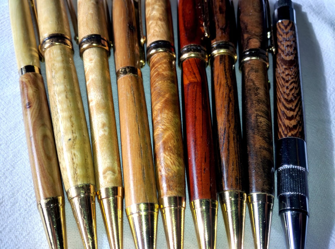Handmade Wooden Pens: Designer Twist Pens, Father's Day Gift - Etsy