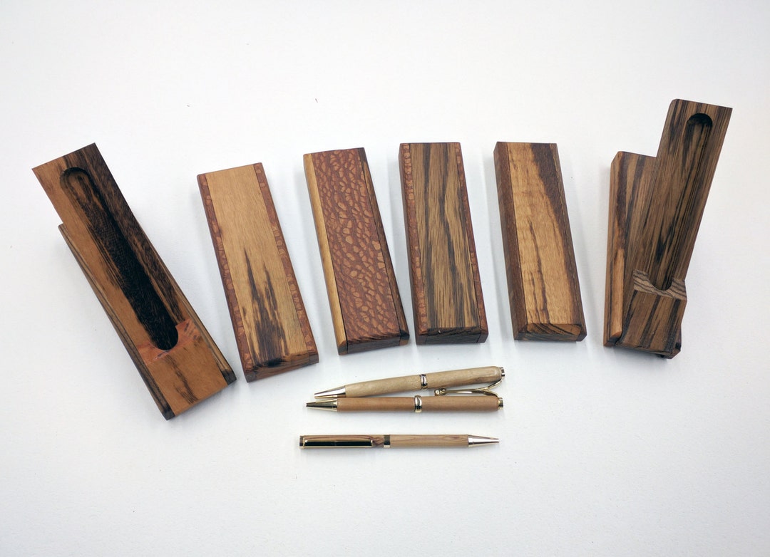 African Savanna Custom Pen Box, Groomsmen Gift, Wooden Pen Box, Gift ...