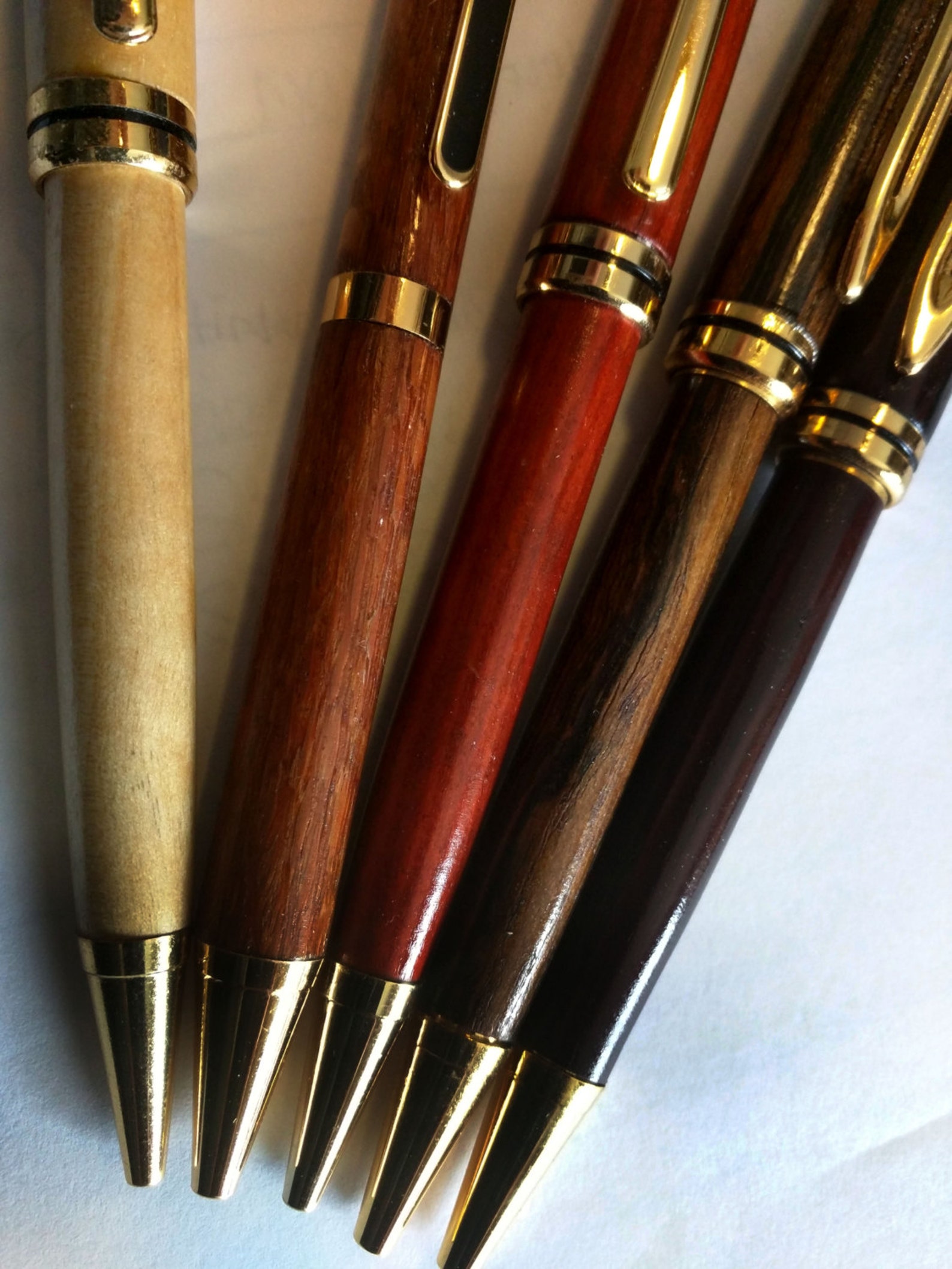 Handmade Custom Wooden Pens: Designer Twist Pens | Etsy