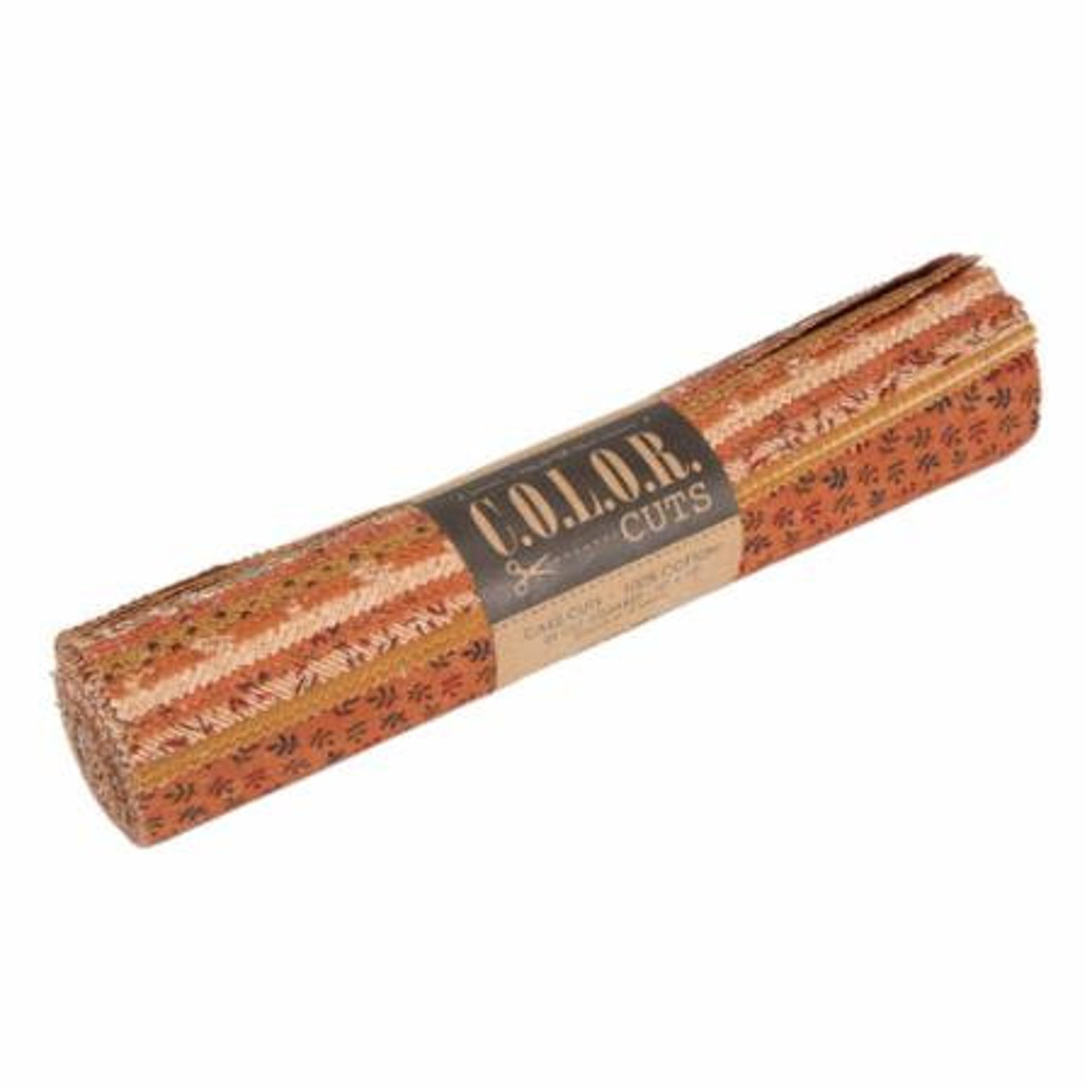 Moda Color Cuts Pecan Pie, 24 Piece Pre-cut Layer Cake in Brown Floral ...