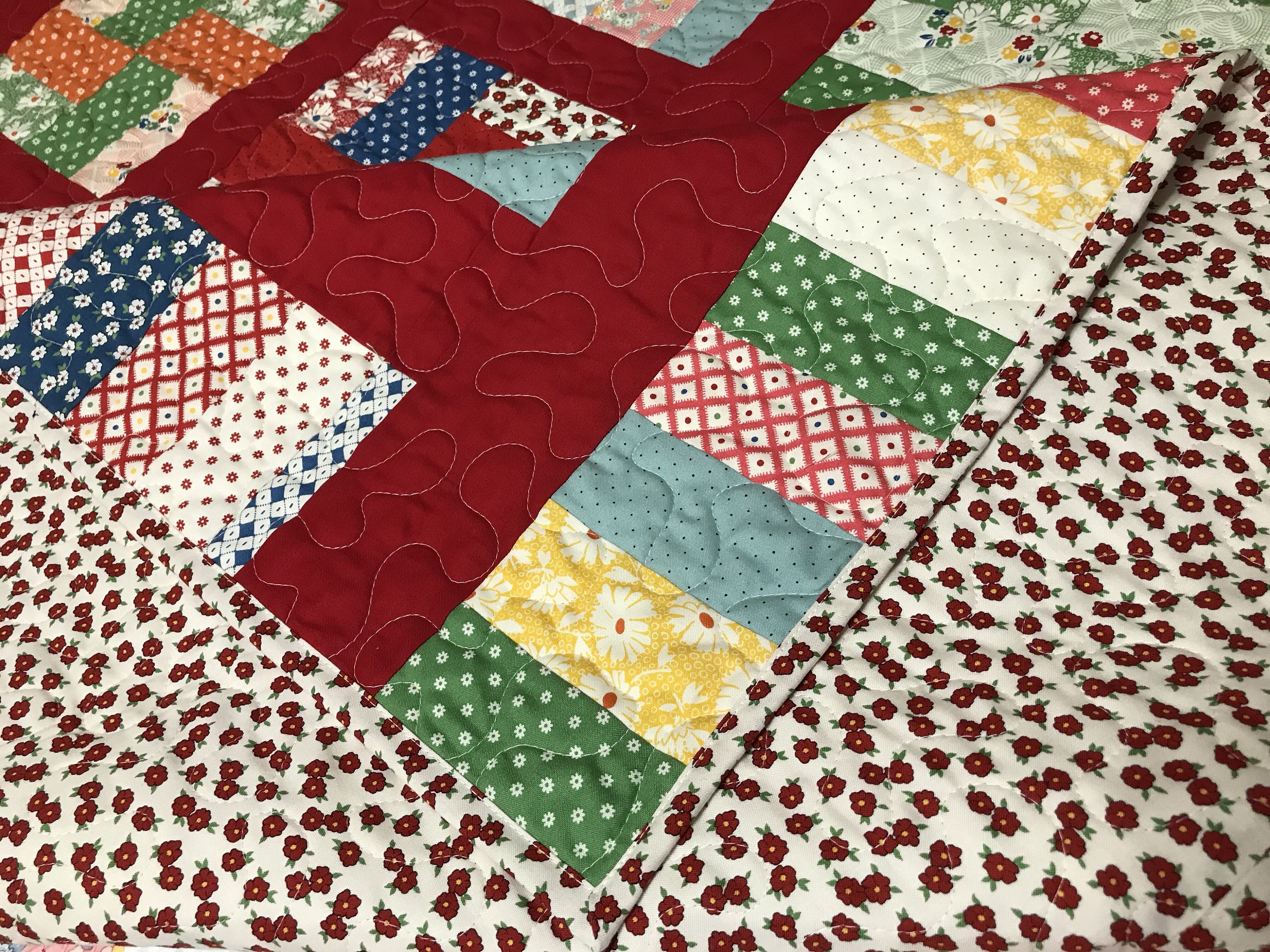 American Jane Lap Quilt: Vintage Style Moda Fabric, 52” X 65” - Etsy