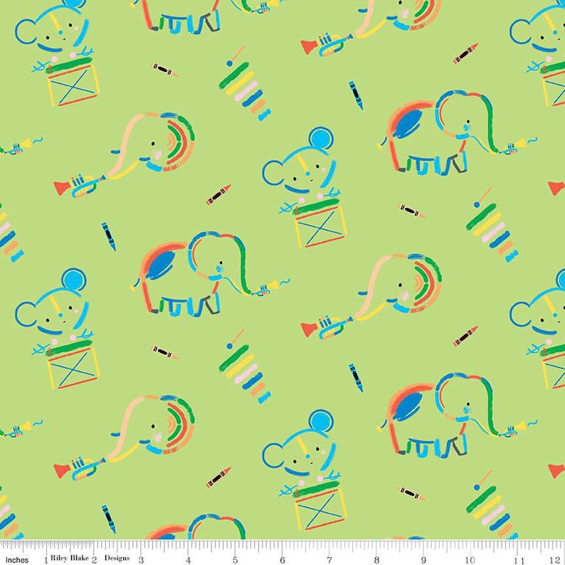 Our Little Band Childrens Collection by Riley Blake / Crayola Crayons ...