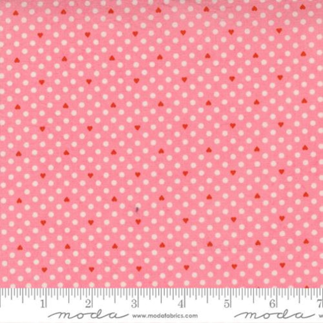 Frankie Naive Sweetpea Modern Floral Dot Heart 30675 22 Moda Designed by Basicgrey Sold by the ...