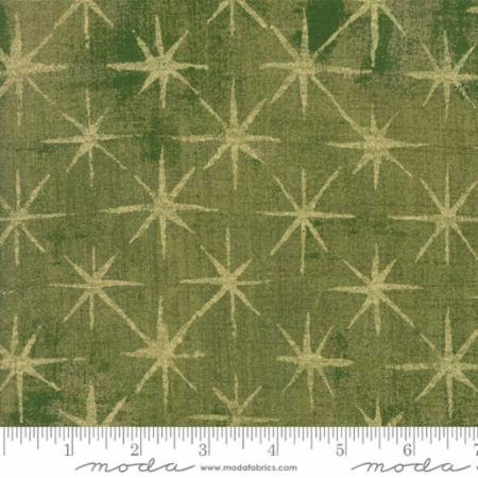 Moda Christmas Star Fabric Sold by the Yard Designed by Basicgrey Basic ...