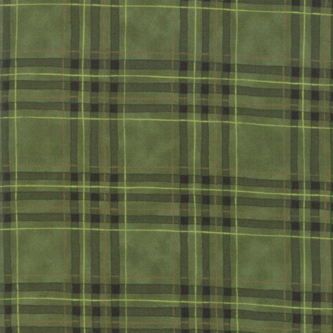 Green Plaid Flannel Fabric: Explore Brushed Cotton by Deb Strain - Etsy