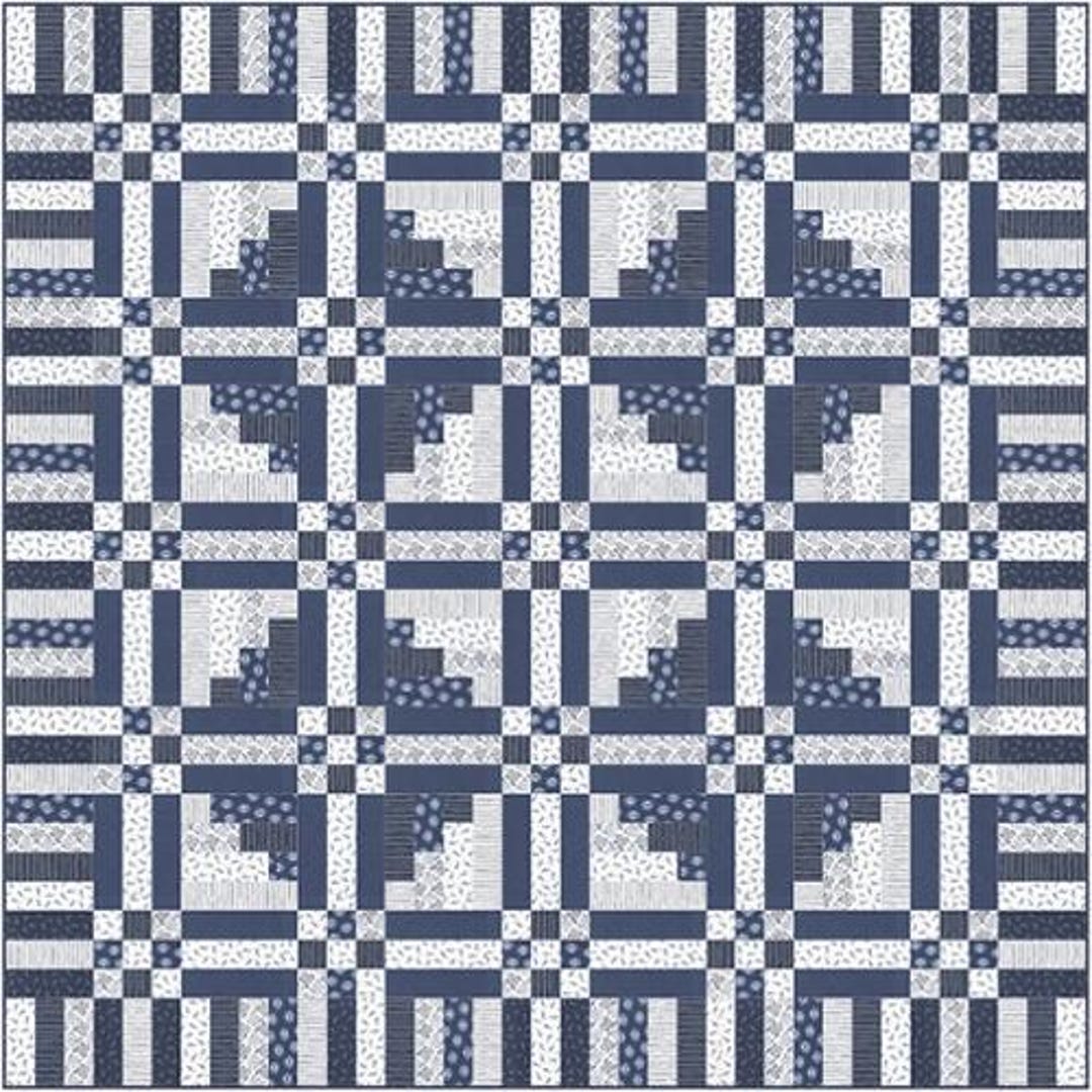 Victoria Quilt Pattern: Patchwork Design by Janet Clare (74" X 74 ...
