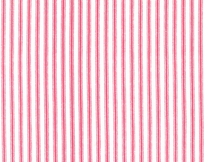Ellie Soft Red 18766 11 Moda Classic Ticking Stripe Stripes Designer ...