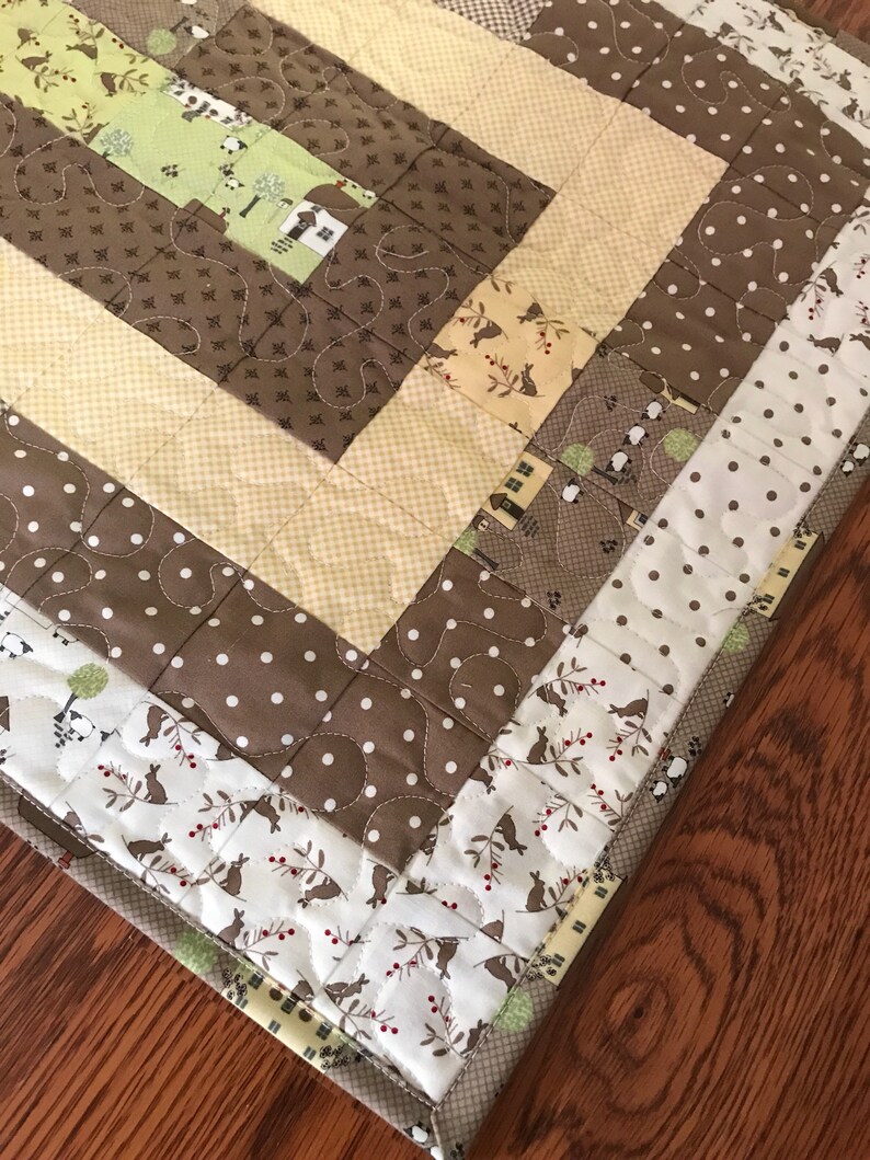 New Hand Made Table Runner 57 by 16 1/2 Browns - Etsy