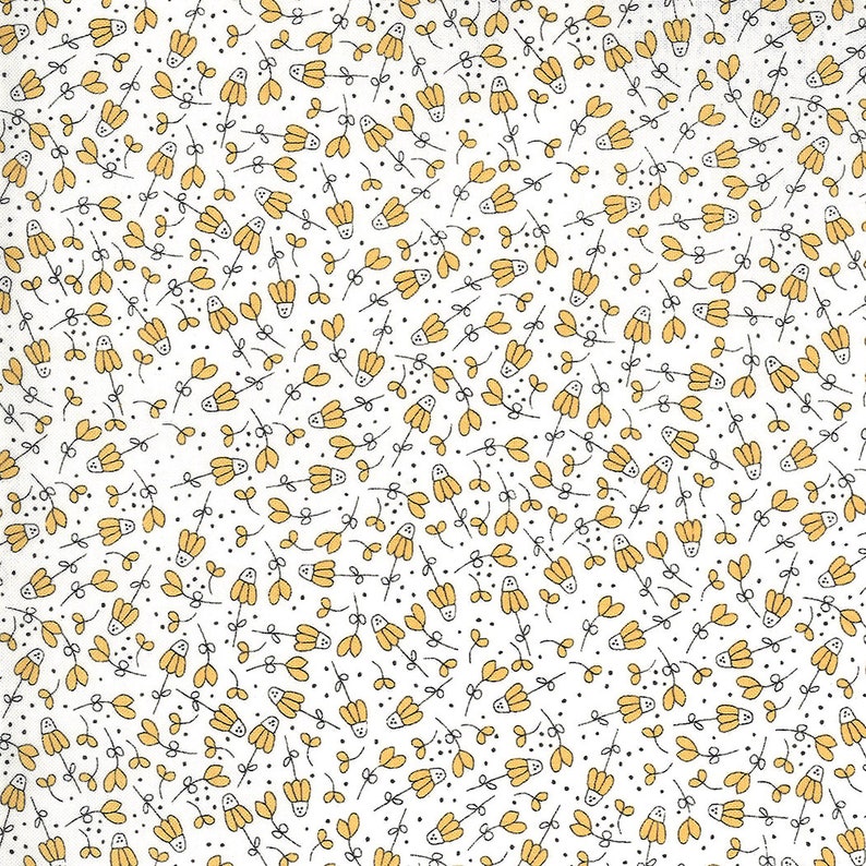 Spring Chicken Yellow Flower Garden Moda 55522 24 - Etsy