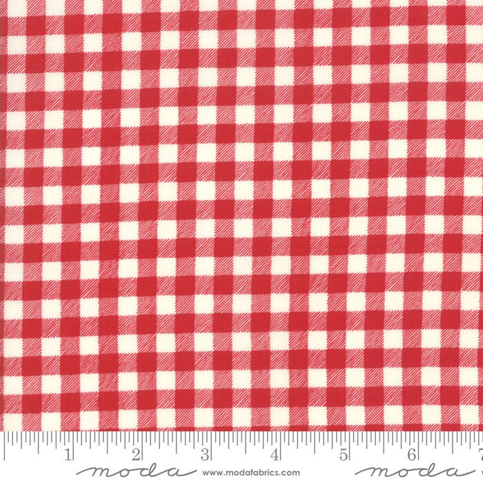 Good Times Red Gingham Moda 21778 11 Vintage Reproduction - Etsy