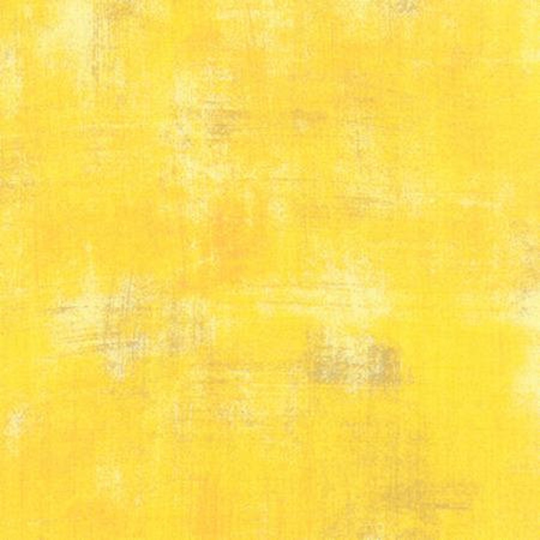 Sunflower Yellow Moda Grunge Fabric by Basicgrey, Solid Texture - Etsy