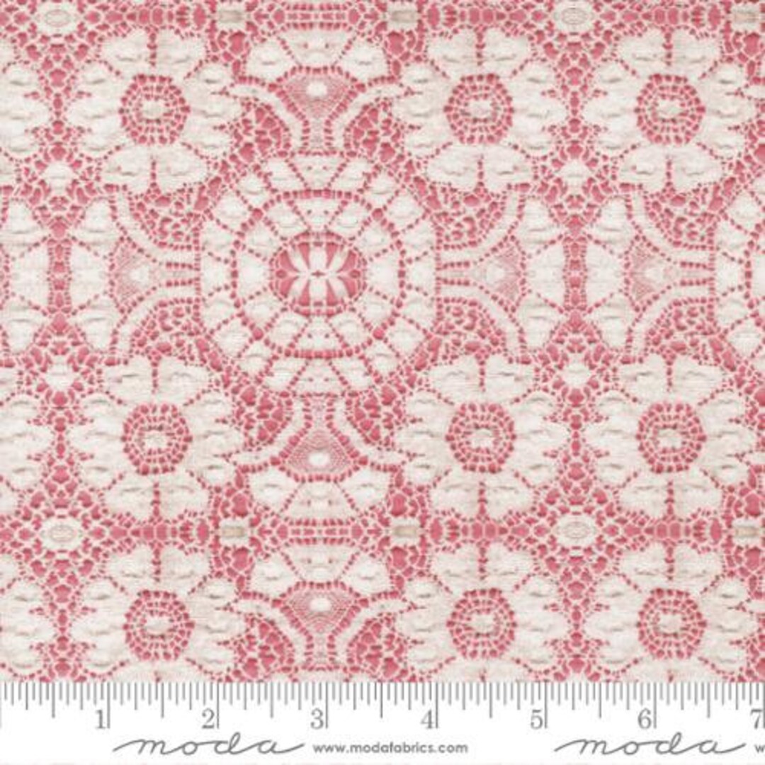 Leather Lace Cotton Fabric by the Yard: Amazing Grace Peta Moda #7404 ...