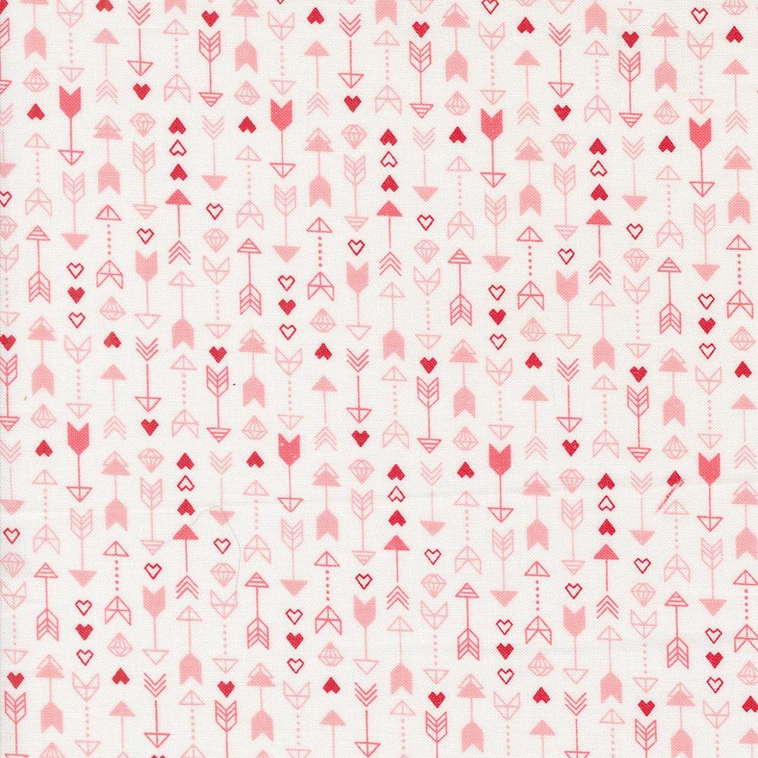 Love Blooms Cotton Fabric: Lace Arrow Stripes, Valentine Theme - Etsy UK