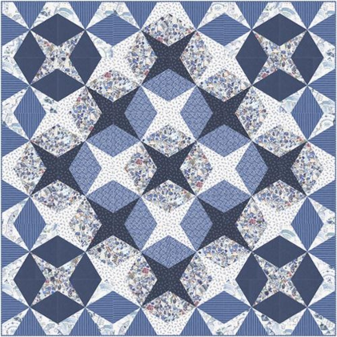 QUILT PATTERN High Tea G JC 261 Janet Clare Project Size: 72" X 72" - Etsy