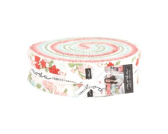 Strawberry Jam Honey Bun® Moda 29060HB 40 Piece Assorted Spring Floral ...