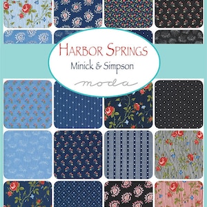 Harbor Springs Jelly Roll 2.5" Strips Moda#14900jr Designed By: Minick ...