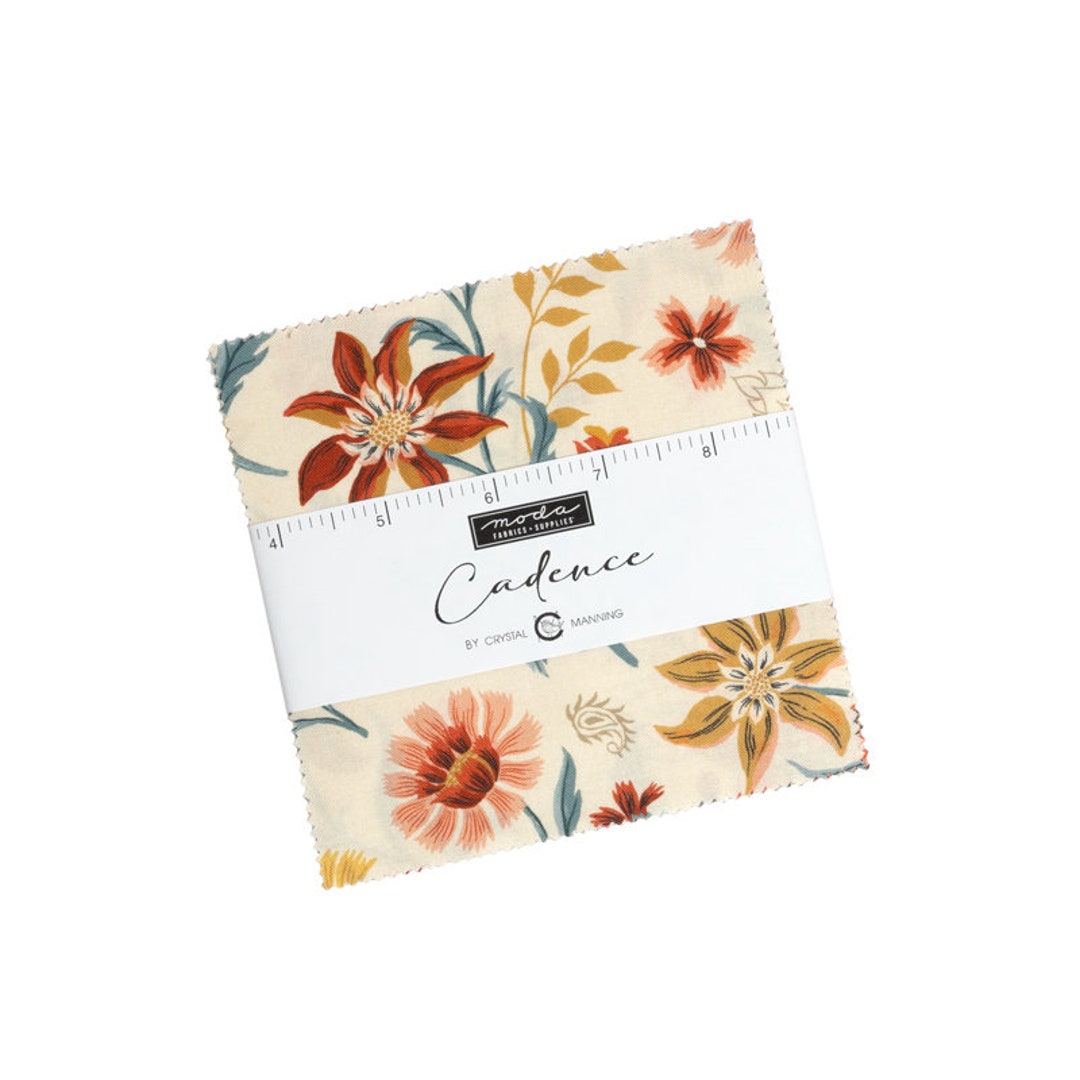 Cadence Charm Pack 11910PP Moda Precuts Designer: Crystal Manning 42 ...