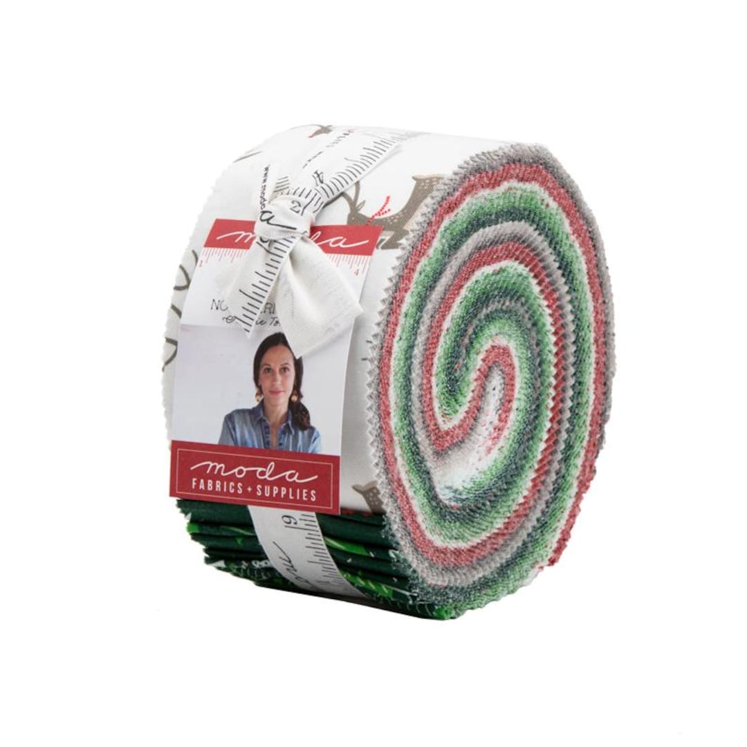 Northern Light Jelly Roll: 40 Christmas Fabric Strips by Annie Brady - Etsy