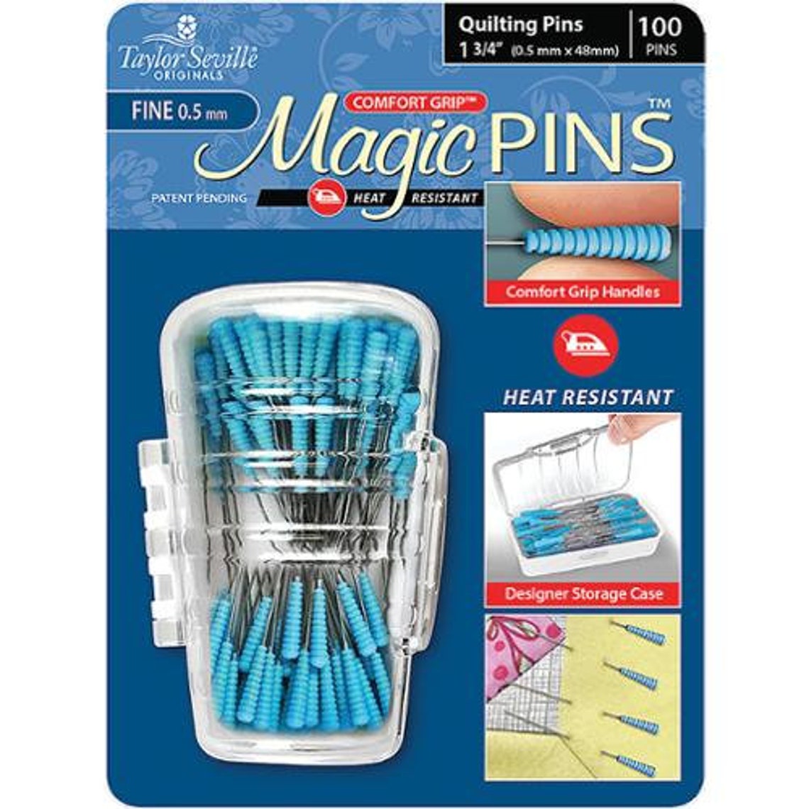 Magic Pins Quilting Fine 100 Ct Moda #219577 - Etsy