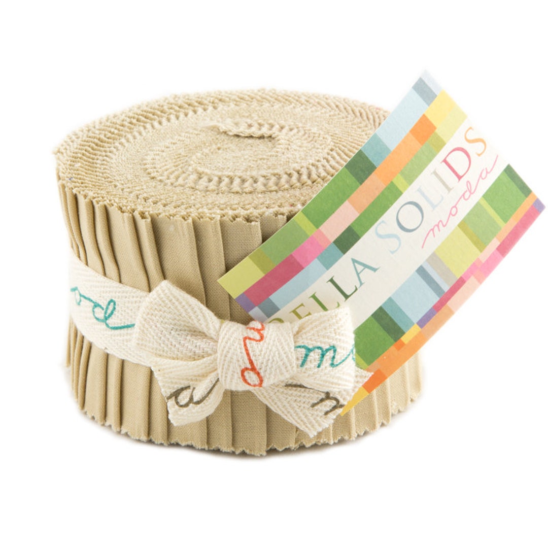 Bella Solids Junior Jelly Roll® Moda Tan Moda # 9900JJR 13 - Etsy