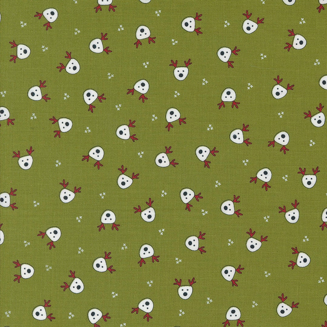 On Dasher Novelty Reindeer Pine 55661 13 Moda Designed by Sweetwater ...