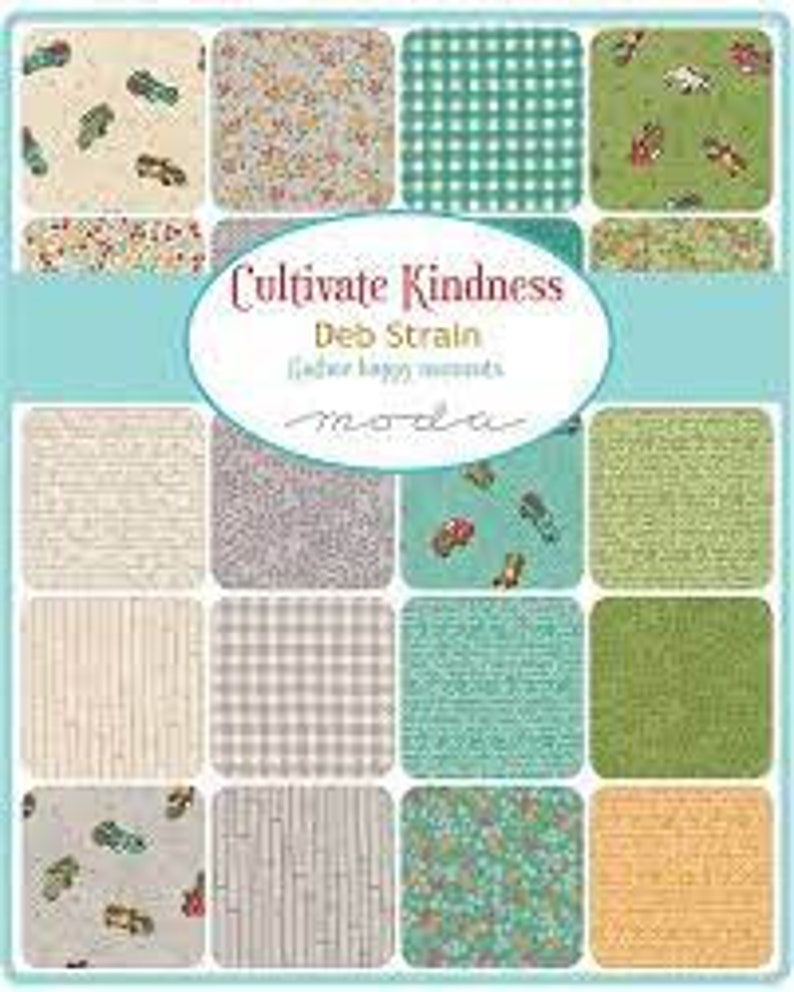 Cultivative Kindness Jelly Roll: 100% Cotton Fabric Strips - Moda ...