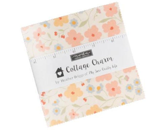 Cottage Charm Charm Pack 31750PP Moda Precuts Designed by My Sew Quilty ...