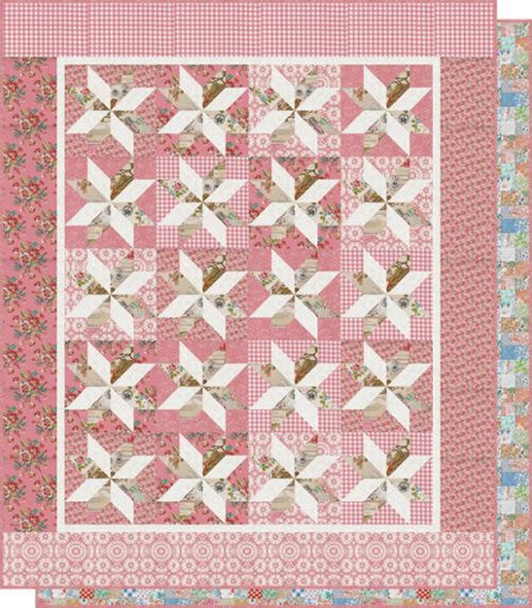 Leather Lace Amazing Grace KIT Moda Precuts Stock # KIT7400 100% Cotton ...